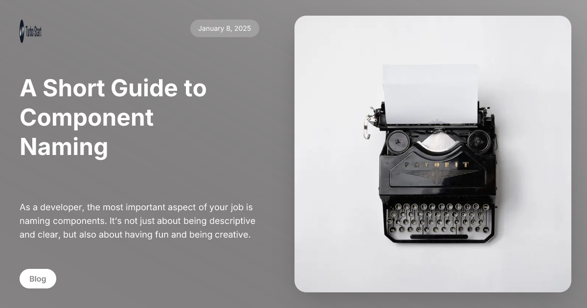 A Short Guide to Component Naming | Roboto Studio Demo